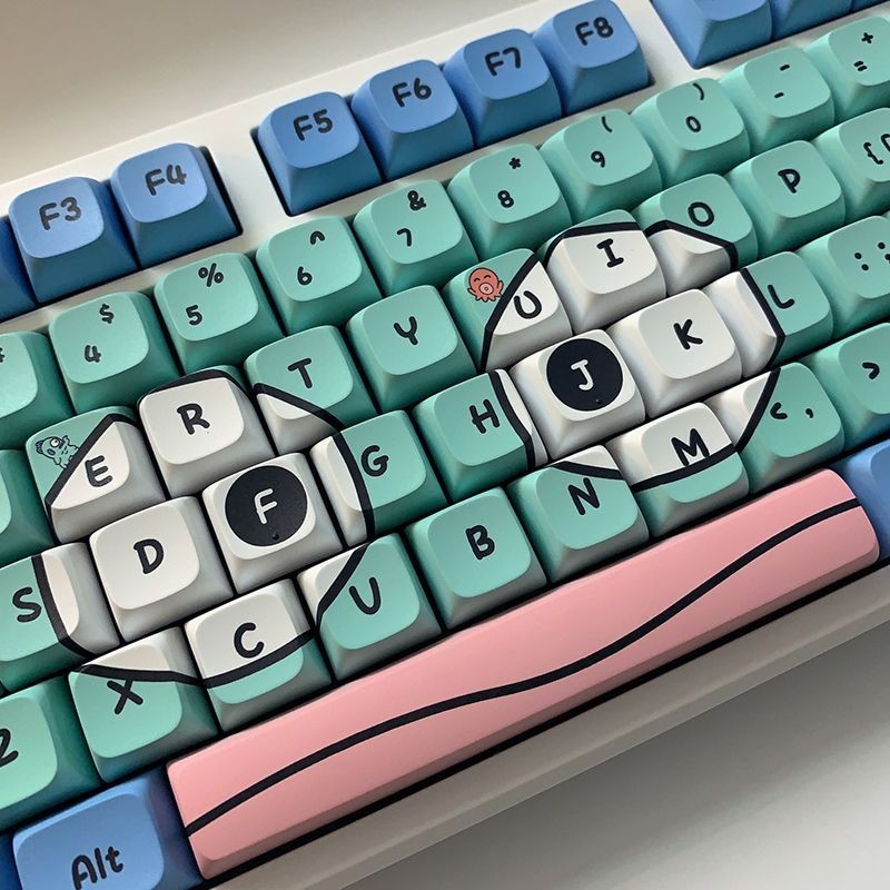 137 / 140 Phím Sanrio Hangyodon Keycaps XDA / MDA Profile PBT Dye Thăng ...