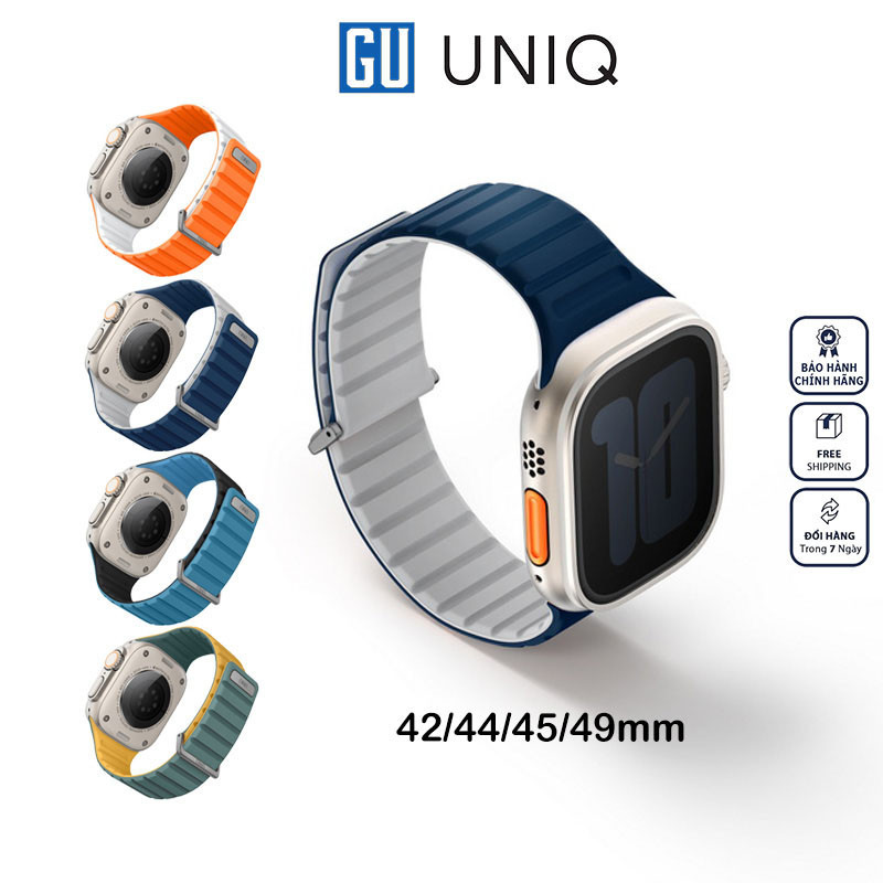 Dây đeo UNIQ Revix Evo Reversible Magnetic Silicone Strap (49/45/44 ...