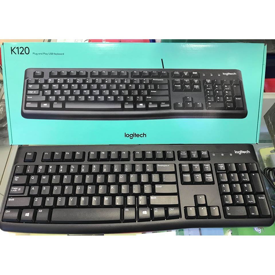 Keyboard Logitech K-120 USB Chính Hãng | Shopee Việt Nam