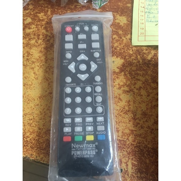 Điều khiển remote từ xa dùng cho đầu newmax powerpass-tặng kèm pin-đầu ...