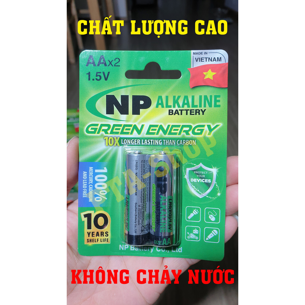 Pin Alkaline AA/AAA 1,5V - Pin NP cao cấp do Việt Nam SX. Bền bỉ, thời ...