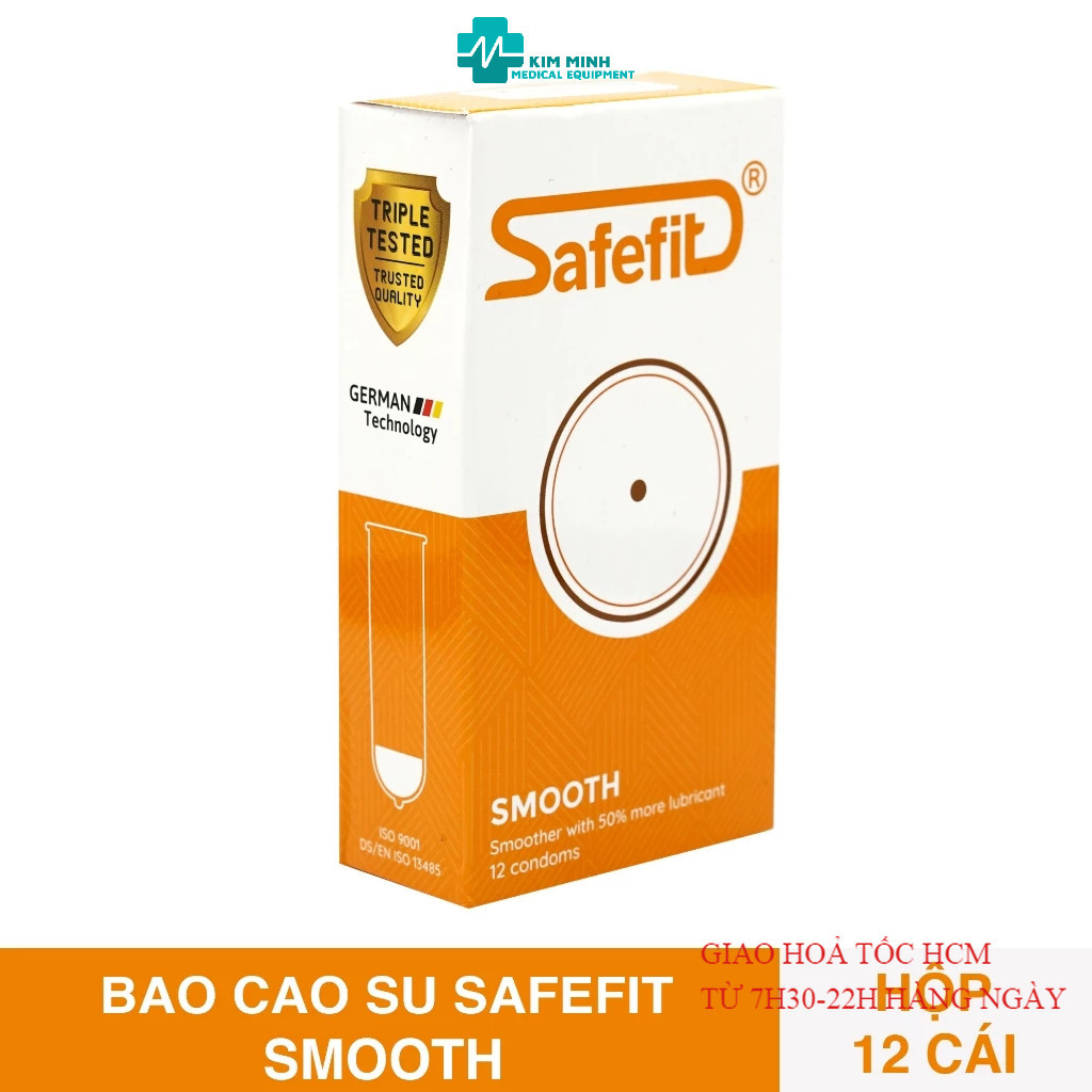 Bao cao su Safefit Smooth nhiều chất bôi trơn | Shopee Việt Nam