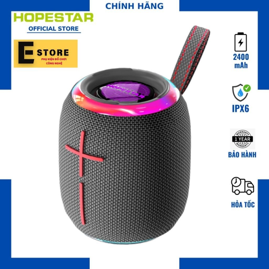 Loa Bluetooth Hopestar P35 Mini Công Suất 10W Bass Mạnh, Chống Nước ...