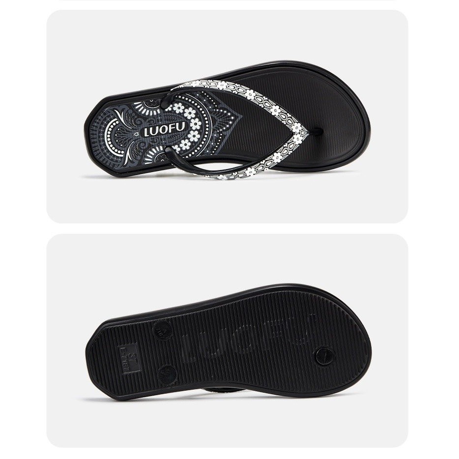 [LUOFU] Dép kẹp tông xỏ ngón nữ chính hãng LUOFU 7187 | Shopee Việt Nam