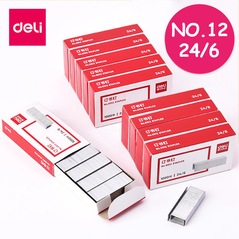 Deli 0012 Staple 24 / 6 Kim bấm hợp nhất đa năng - Có thể sử dụng để ...