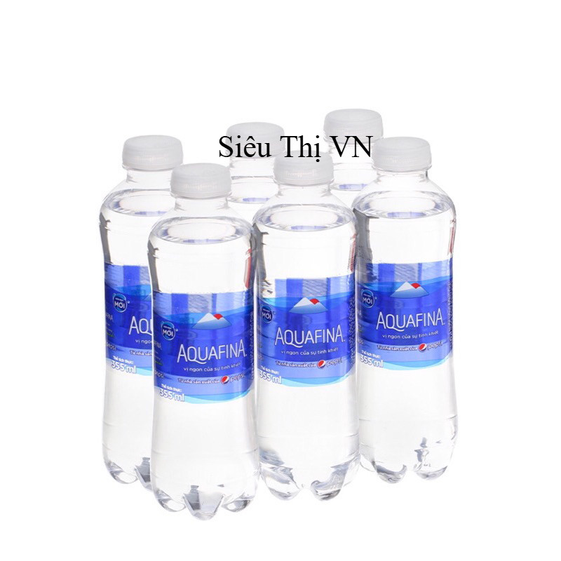 Combo 6 chai Nước lọc tinh khiết Aquafina x 500ml | Shopee Việt Nam