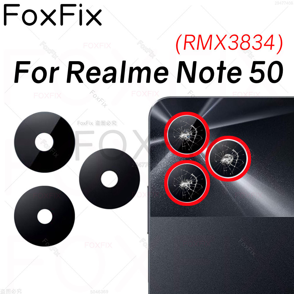 Ống kính máy ảnh phía sau cho Realme Note 50 RMX3834 Thay thế nắp kính ...