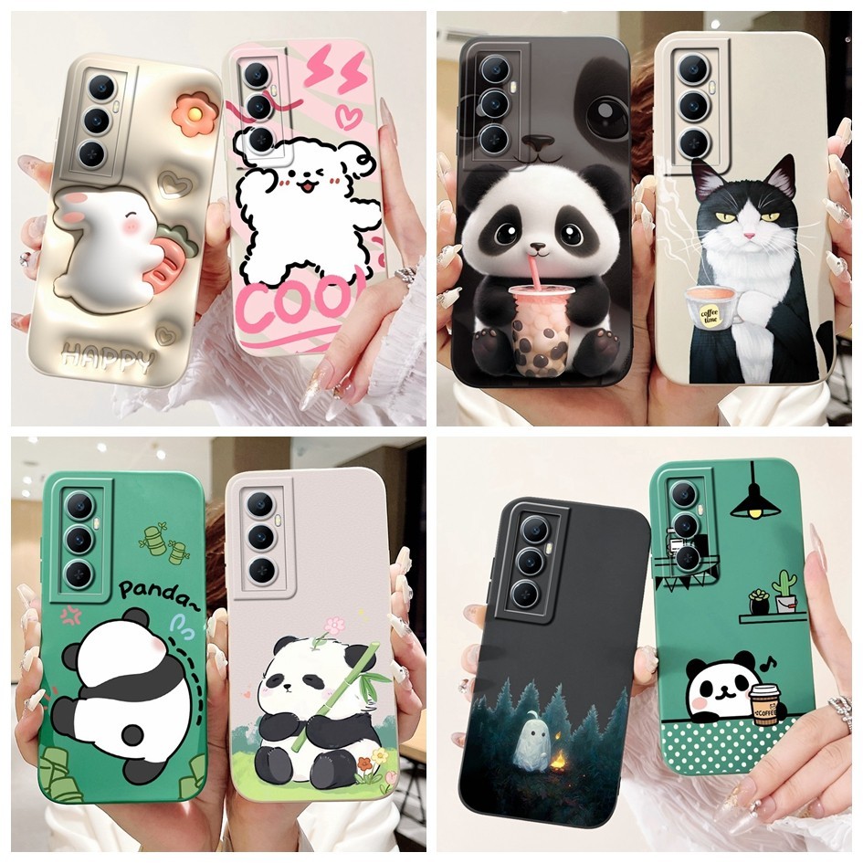 Dành Cho Realme C65 4G Vỏ 2024 Thiết Kế Mới Sáng Tạo Gấu Trúc Thỏ ...