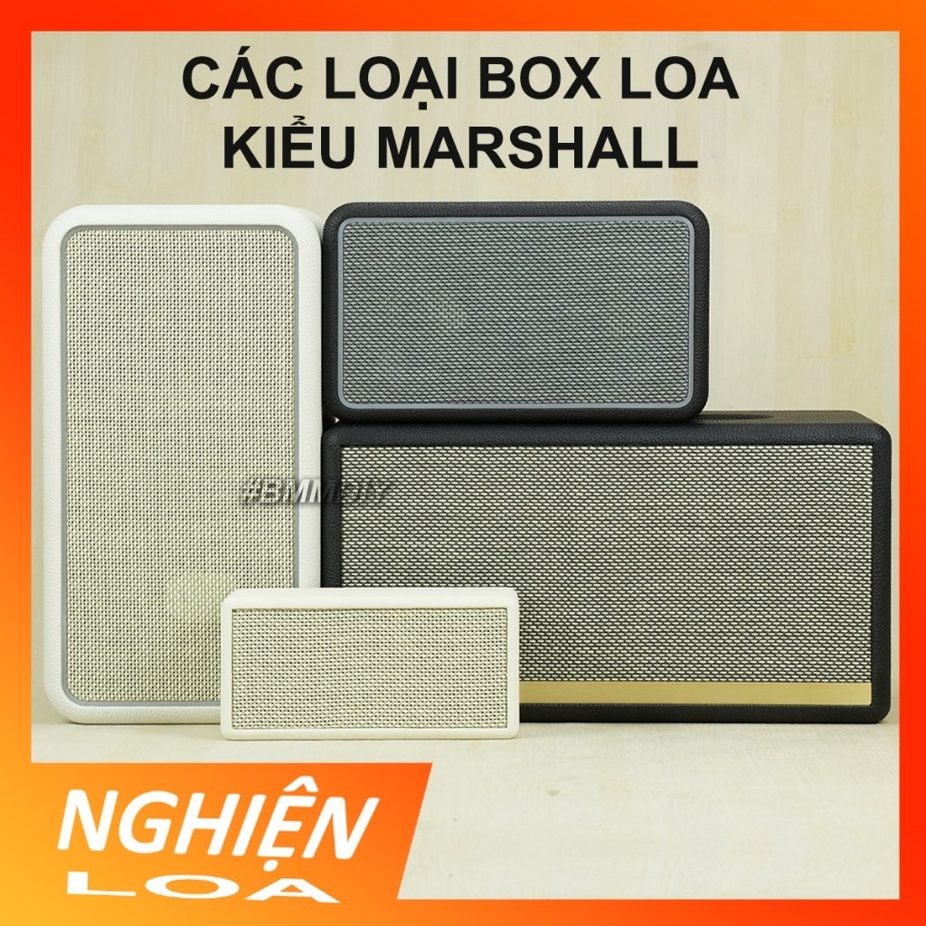 [NGHIỆN LOA] Box loa thùng loa bọc da kiểu Marshall các loại cho loa ...