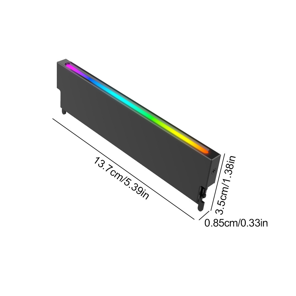 Máy tính để bàn RAM Tản nhiệt 5V 3PIN ARGB Sync DDR3 DDR4 DDR5 Bộ làm ...