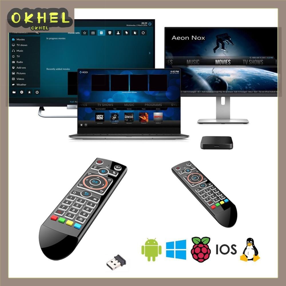 [Okhello.vn] Q2 Chuột không dây có đèn nền IR Learning 2.4GHz Điều ...