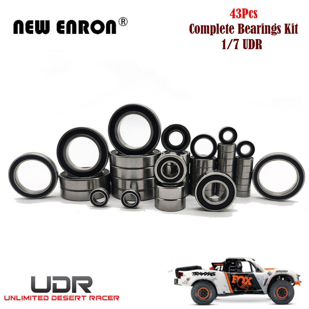 Bộ bạc đạn hoàn chỉnh bằng thép Chrome 43Pc Cao su đen được làm kín ...