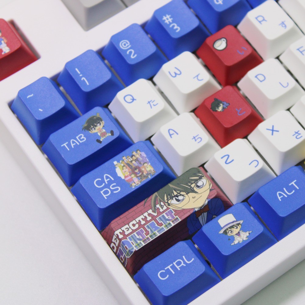 Meitantei Conan Keycap 108 + Chìa Khóa Anh Đào / MOA Profile PBT Nhuộm ...