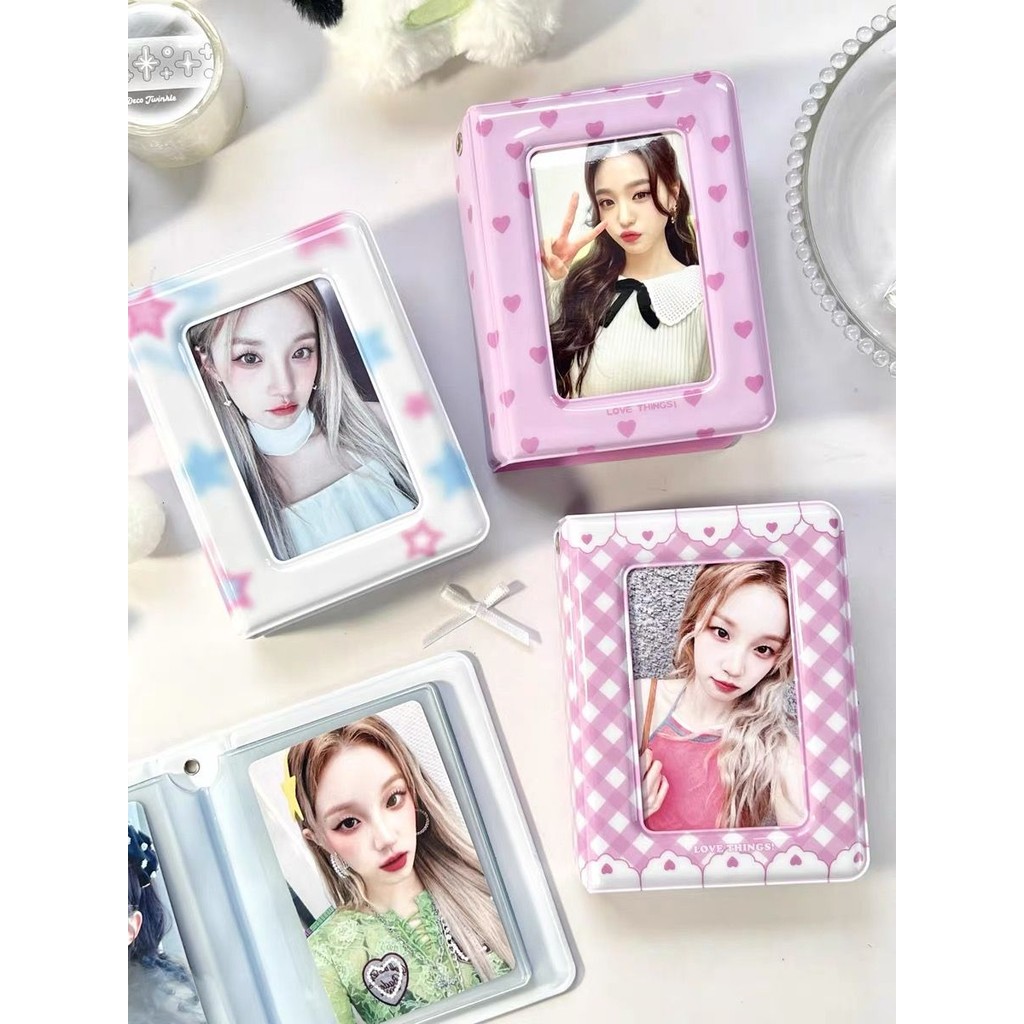 Ins Trái Tim Tình Yêu Ngôi Sao Cô Gái Trái Tim Ichi Lưới Thẻ Sách 10cm Polaroid Album Ảnh Tình ...