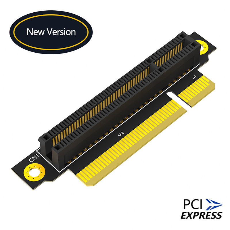 20mm PCIE X8 3.0 Ngược 90 Độ Nam Sang Nữ Riser Card PCI Express 8X Sang ...