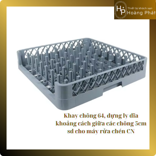 RACK CHÔNG 64, RACK NHỰA SỬ DỤNG ĐƯỢC CHO MÁY RỬA CHÉN CÔNG NGHIỆP ...