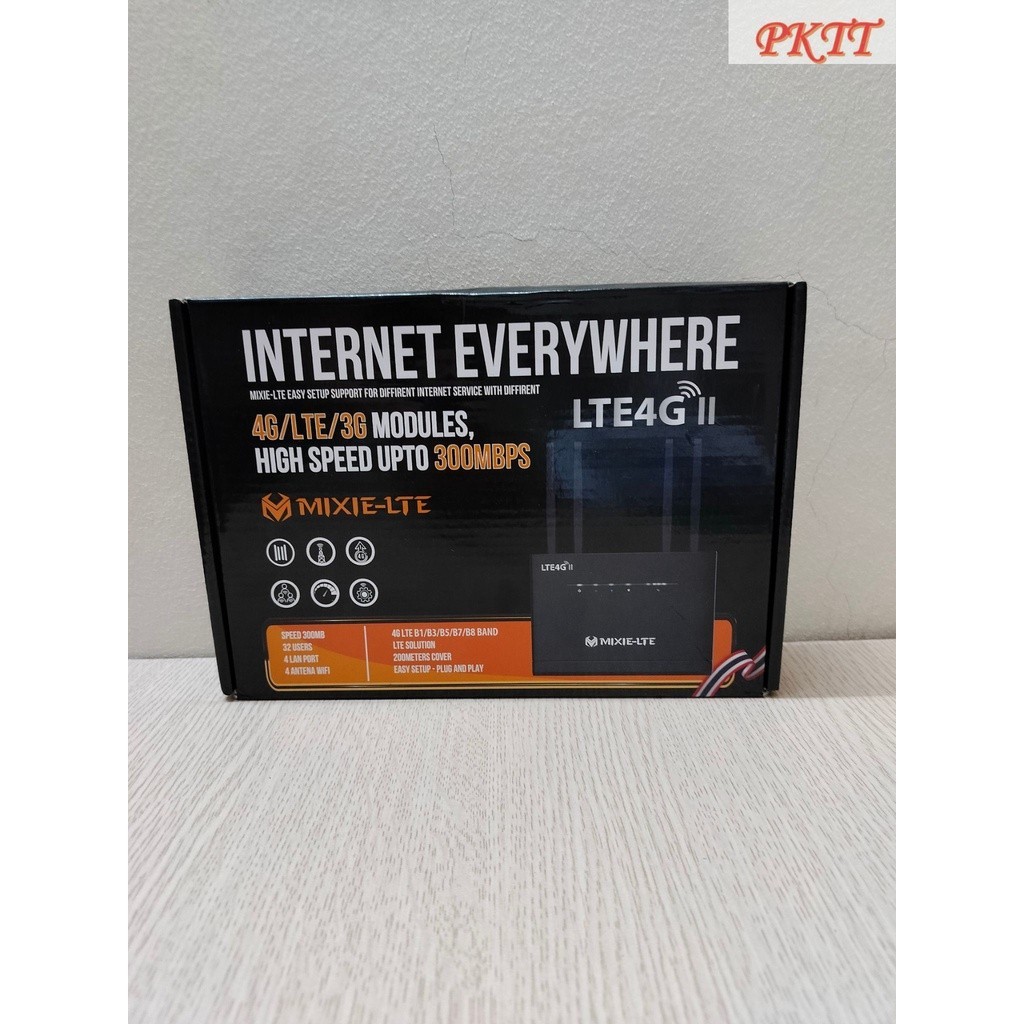 Bộ Phát 4G MIXIE LTE 4G II - Wifi 4G Mixie LTE4G II (4 Cổng Lan 4 Antenna Wifi) | Shopee Việt Nam