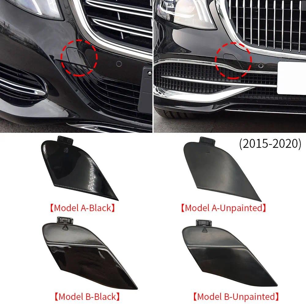 Dành Cho Xe Mercedes W222 MAYBACH Trước Xe Ô Tô Kéo Móc Bao Nắp Phụ Kiện Màu Đen Cho Benz S ...