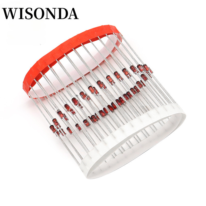 Bộ 50 1W Zener Diode DO-41 3V3 3V9 4V7 5V1 10V 12V 15V 18V 20V 22V 27V 30V 33V 39V 43V 47V 75V ...