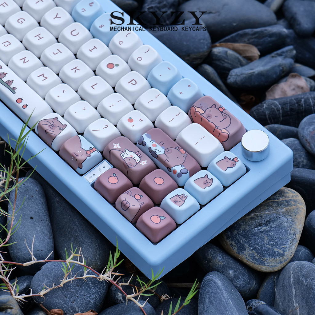 Capybara Keycaps SOA Profile động vật dễ thương PBT Dye Sub Bàn phím cơ ...