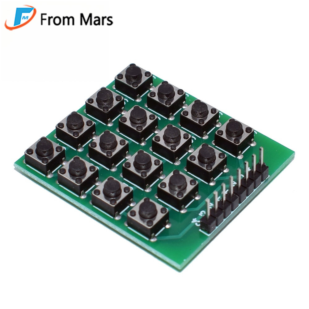 8pin 4X4 4X4 Ma Trận 16 Bàn Phím Bàn Phím Mô Đun 16 Nút Cho Arduino Tự ...