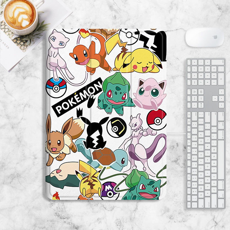 Ốp lưng Pokemon ipad air 4 5 gen 7 8 9 mini 6 ốp lưng ipad gen10 pro 10 ...