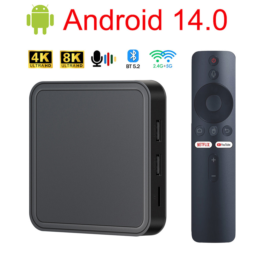 2024 TV98 PRO TV Box Android 14 ATV Allwinner H313 Quad Core 5G Dual Wifi 8K 4K Media Player Hỗ ...
