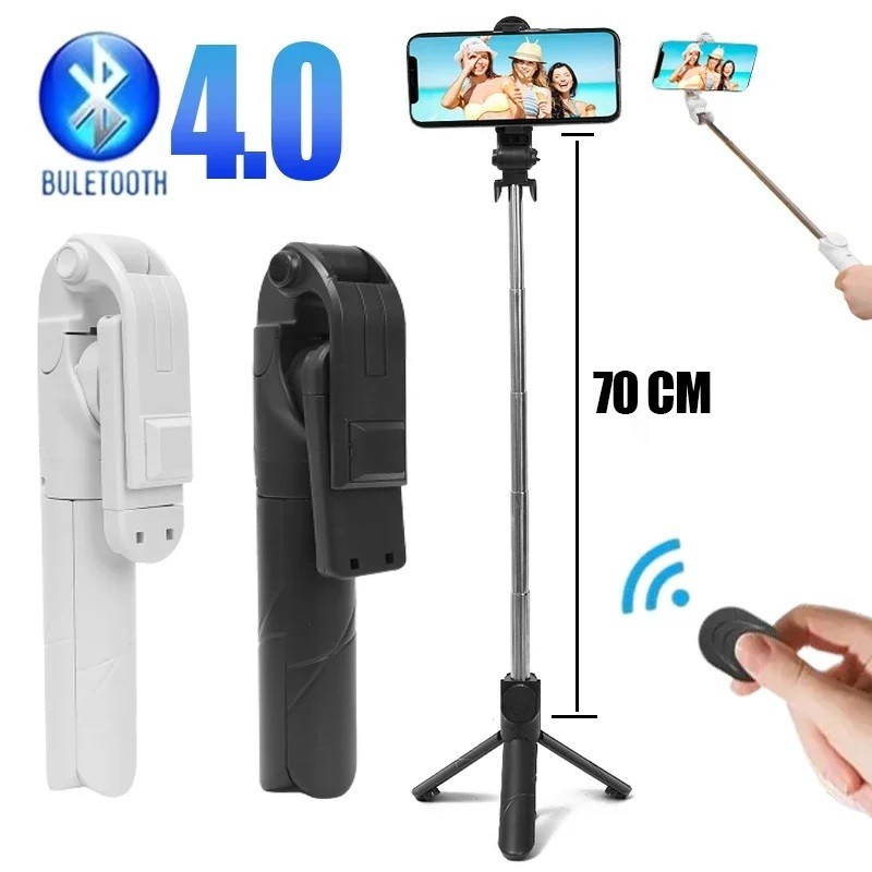 Xt02 Bluetooth 4.0 Selfie Stick - Thanh Selfie gấp điều khiển từ xa di động - Gậy Selfie có thể ...