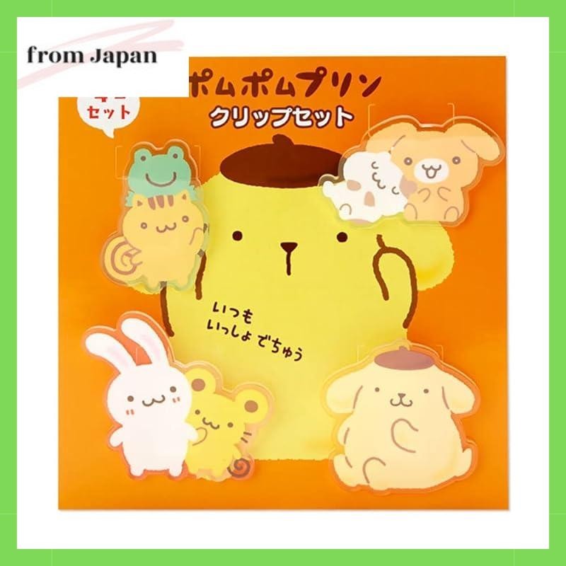 SANRIO Pom Pom Pudding Clip Set (Team Pudding) 124389 | Shopee Việt Nam