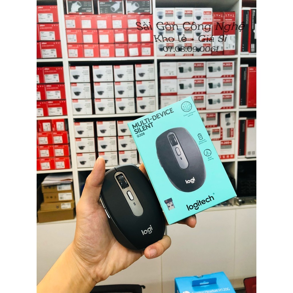 Chuột G308 Logitech Không Dây, Chuột Văn Phòng Siêu Bền, Nhẹ, Êm, Lướt Siêu Mượt, Siêu Tiện Lợi ...