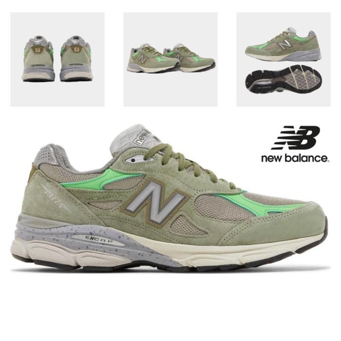 Nóng bán*_NEW/ NB BALANCE 990 v3 x patta olive green 100%chính hãng ...