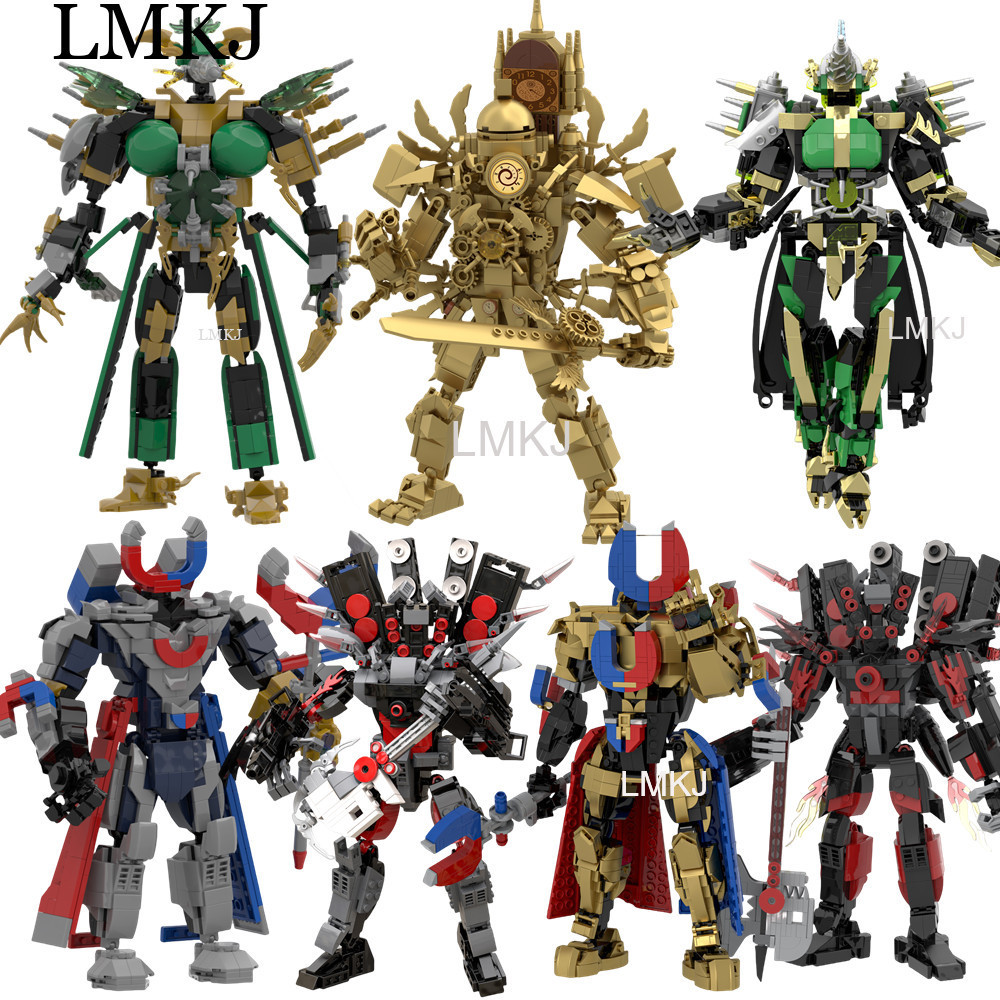 Lego Skibidi toilet Titan Pencil Man Titan Magnet Man Khối xây dựng Đồ ...