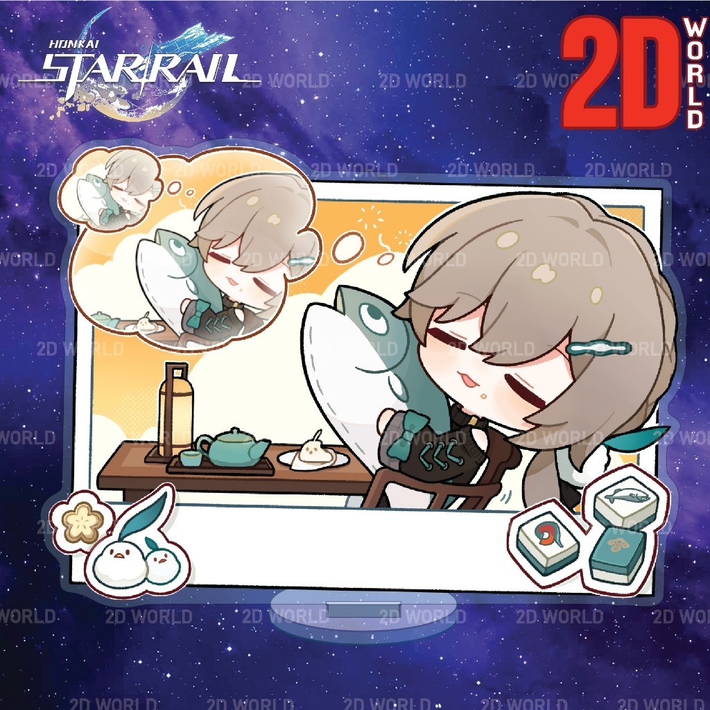 Standee Honkai Star Rail, mô hình Seele, Bronya, JingYuan, Kafka ...