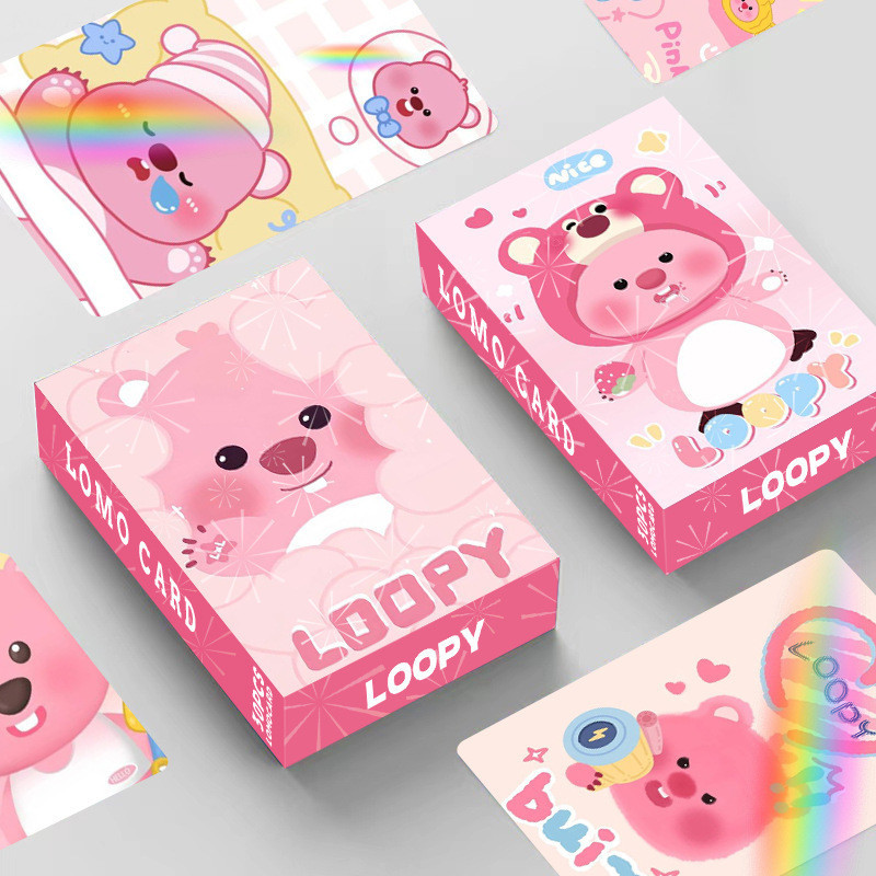 LOOPY Laser Flash Lomo Card Photocard 30 cái / hộp | Shopee Việt Nam