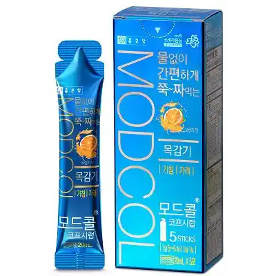 [Chính hãng] [Ảnh thật] SIRO CẢM HỌNG MODCOL - 모디콜 목감기시럽 ( HỘP 5 GÓI ...