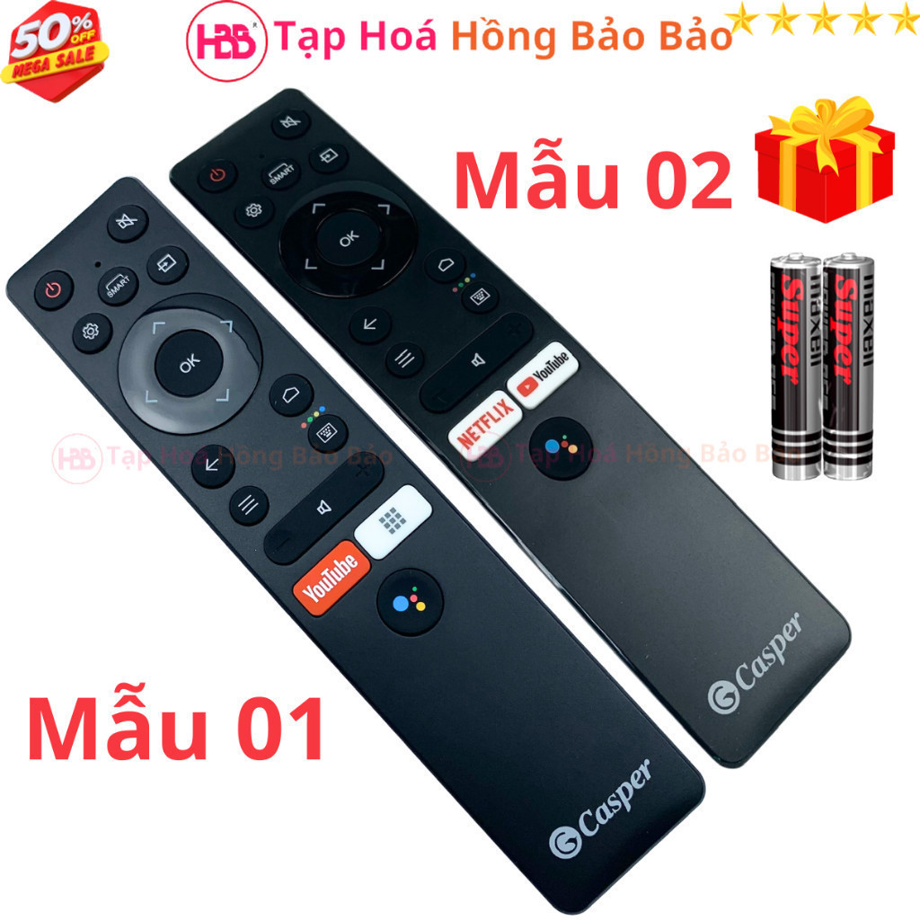 Remote điều khiển tivi Casper Mã 04, Điều Khiển TV Casper Internet Có ...
