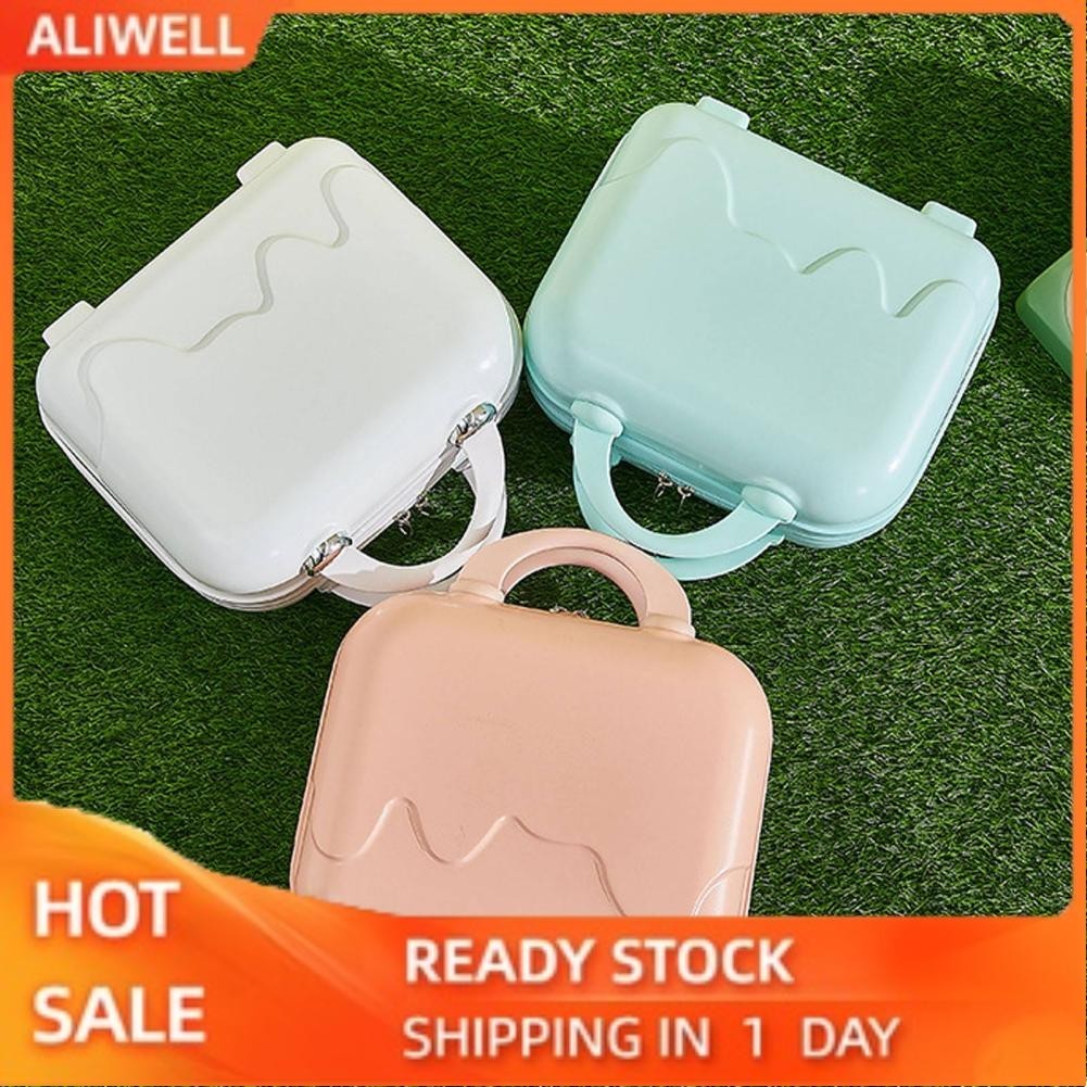 HEEPDD Travel Cosmetic Case Anti Scratch ABS Impact Resistant Small ...