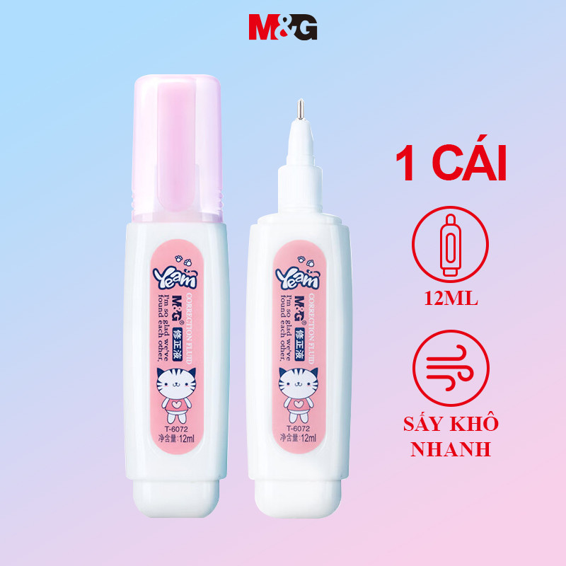 M&G Bút Xoá Nước Cute 8/12/18ml Viết Xóa Dụng Cụ Tẩy Xoá 1 Cái Đồ Sinh Viên Màu Ngẫu Nhiên T6072 ...