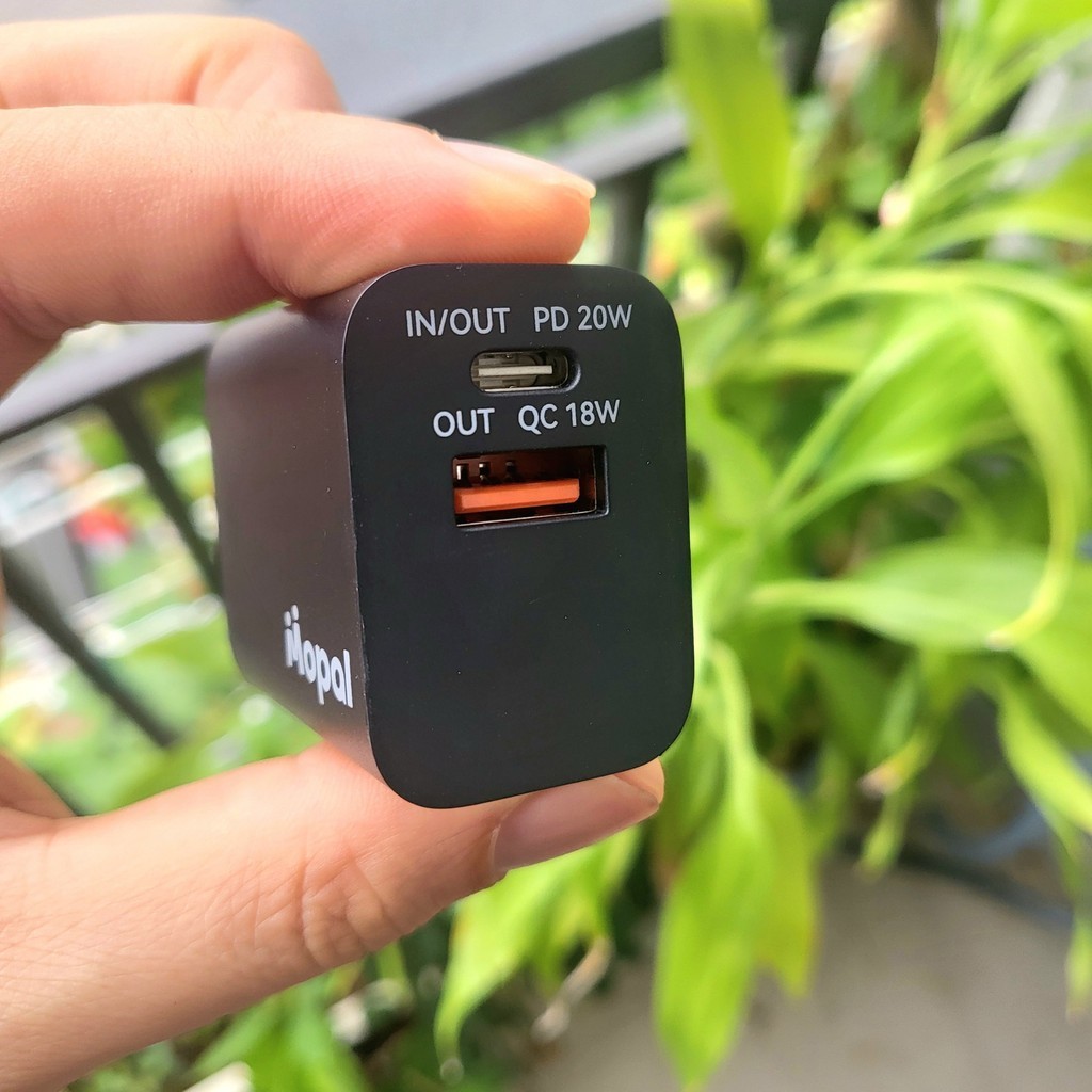 Củ sạc nhanh Mopal BESTON 2 cổng USB A và C hỗ trợ sạc nhanh PD 20W ...