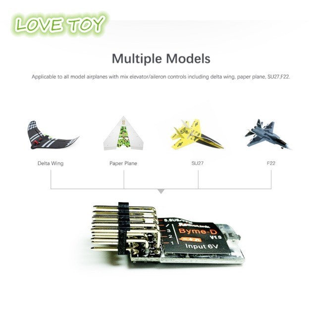 Bộ điều khiển chuyến bay Nkodok Radiolink Byme-D của Delta Wing với độ ...