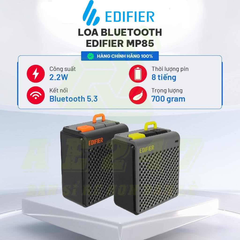 Loa Nghe Nhạc Bluetooth Edifier MP85 (Pin 8h/ Kết nối Bluetooth/ Edifier App/ Bảo hành 12 tháng ...