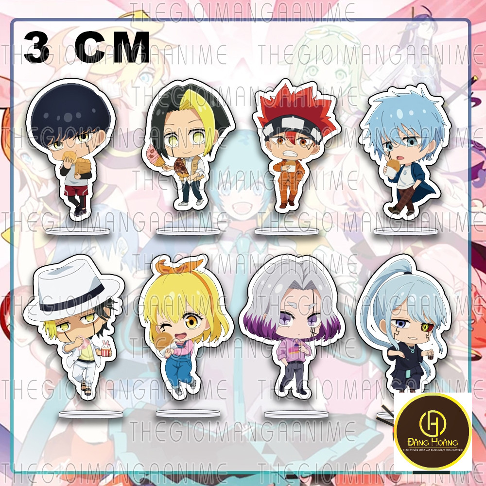 (3CM) Mô hình standee MASHLE: MAGIC AND MUSCLES ver BÁNH KEM mica ...