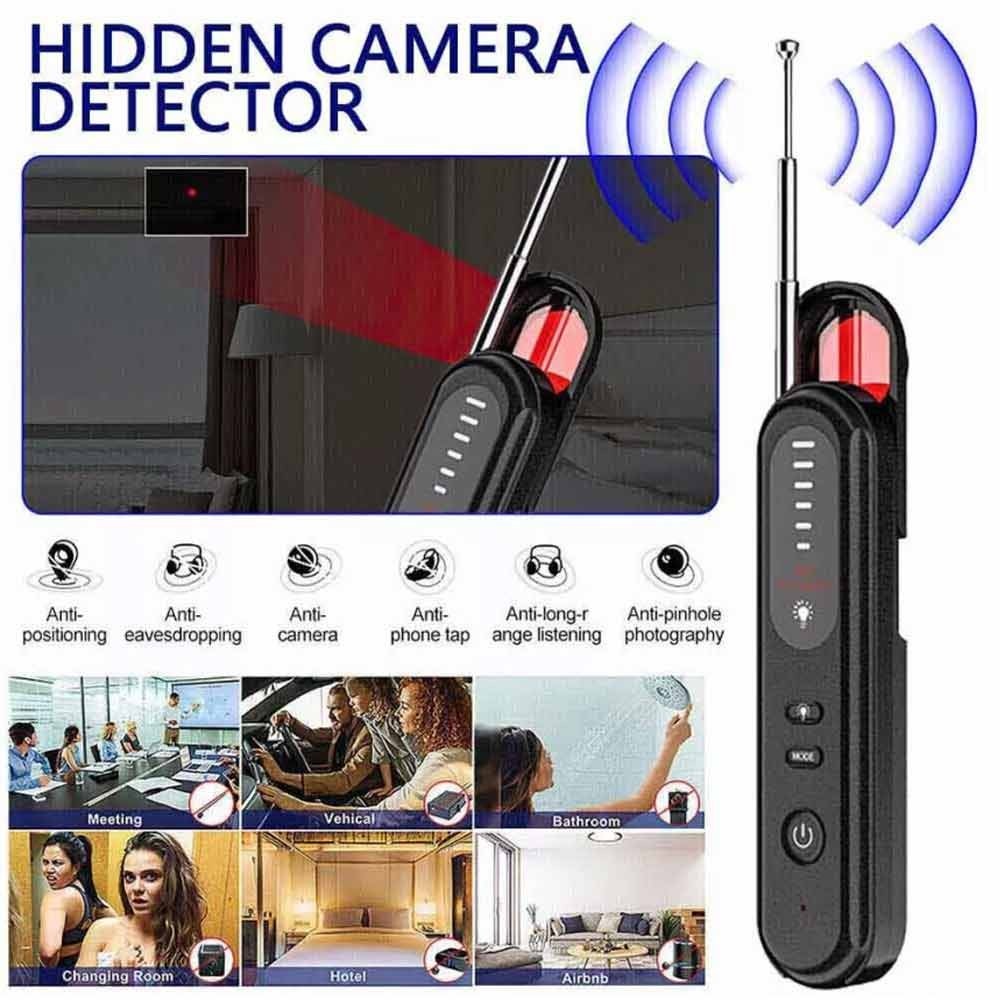 Portable Hidden Camera Detector Anti Spy Bug GPS Tracker Finder Scanner ...