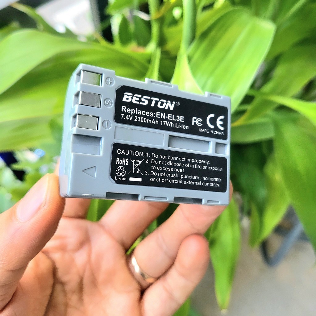 Pin Nikon EN-EL3E Beston dùng cho máy ảnh D70 D70s D80 D90 D200 D300 ...