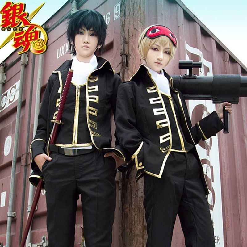 Gintama shin sen gu mi Hijikata Toushirou / Okita Sougo cosplay trang phục GINTAMA True ...