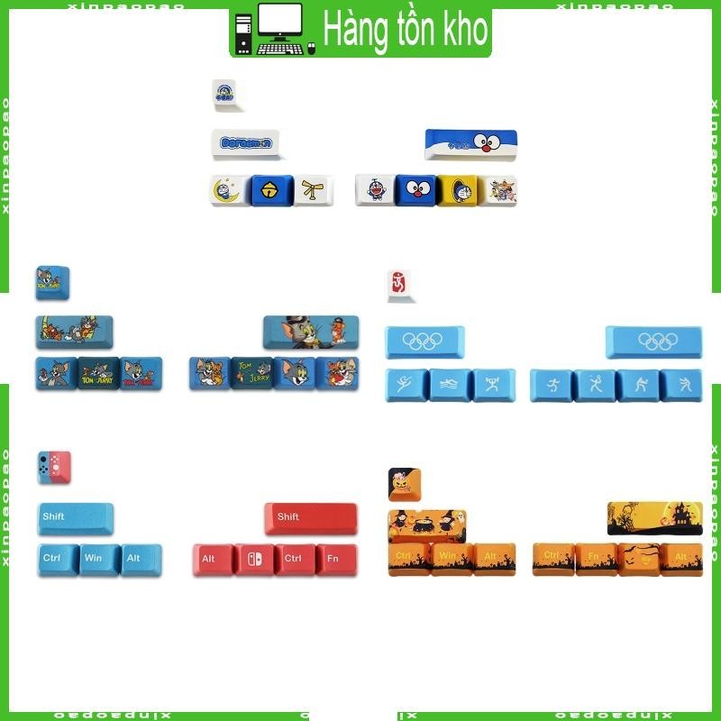 Xi 10 Phím OEM R1 SHIFT ESC Keycaps Lớn Cho Chìa Khóa PBT CMYK Hoạt ...