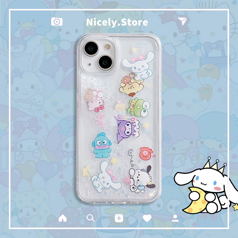 Phim hoạt hình Sanrio Hangyodon Ugly Fish Kuromi Quicksand Ốp điện ...