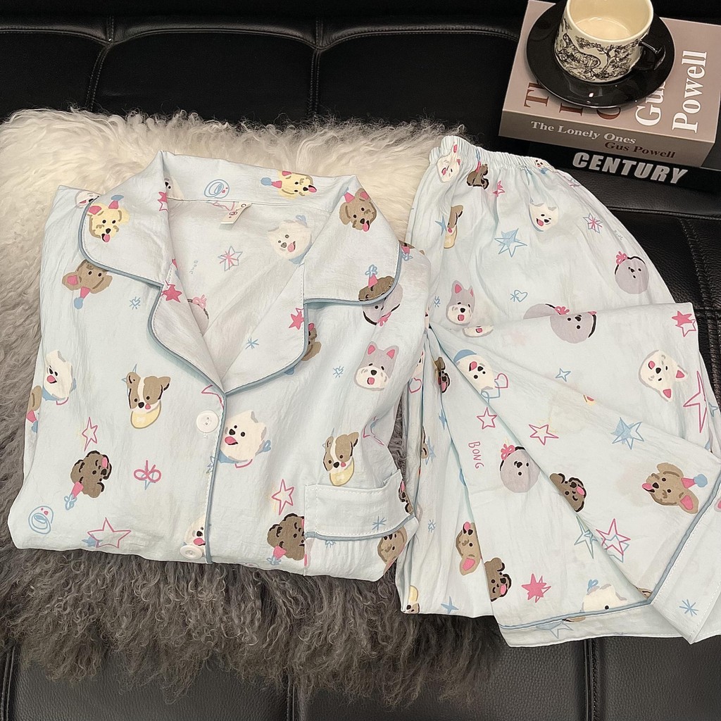 Bộ Đồ Ngủ Họa Tiết Hoạt Hình Chú Thỏ Dễ Thương Phong Cách Nhật Bản Cho ...