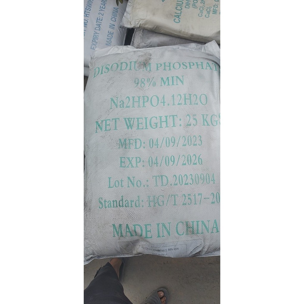 (Hỏa tốc) Hóa chất Disodium hydrogen phosphate dodecahydrate Na2HPO4 12H2O Túi 500g natri hydro ...