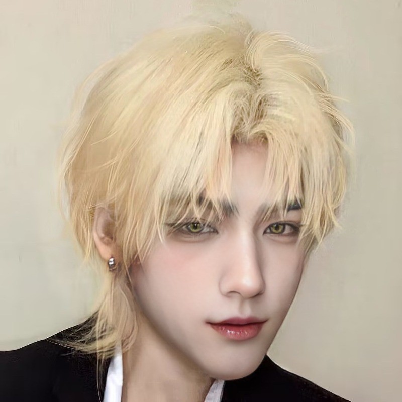 Tóc Giả Nam Nữ Vừa Nổ Đầu Mullet Đuôi Sói Tóc Ngắn | Shopee Việt Nam